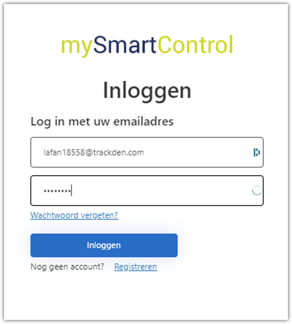 Algemene mySmartControl gebruikershandleiding – mySmartControl Helpdesk