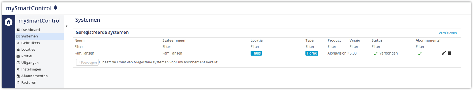 Algemene mySmartControl gebruikershandleiding – mySmartControl Helpdesk