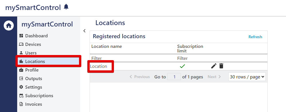 Section not visible in app/ not loading – mySmartControl Helpdesk